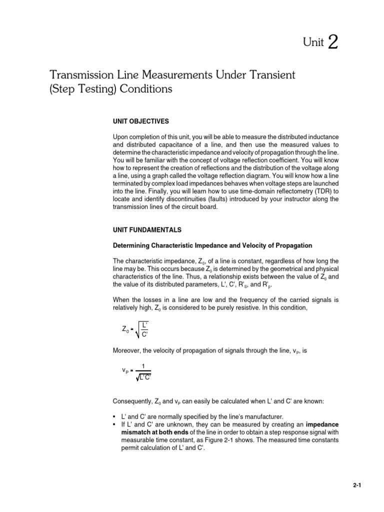 F2F#3 Manual-3 | PDF | Transmission Line | Electrical Impedance