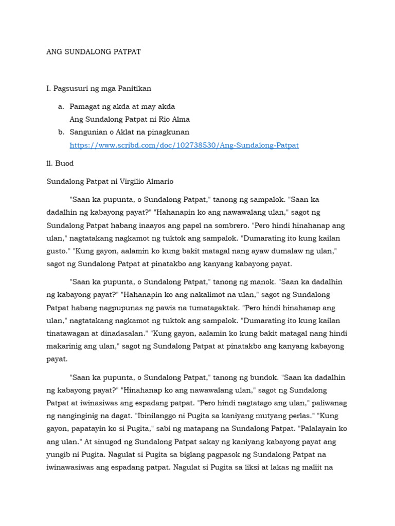 Ang Sundalong Tty | PDF