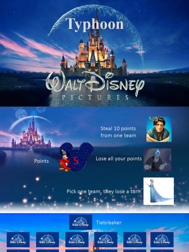 Disney Typhoon WH Question Game Small | PDF