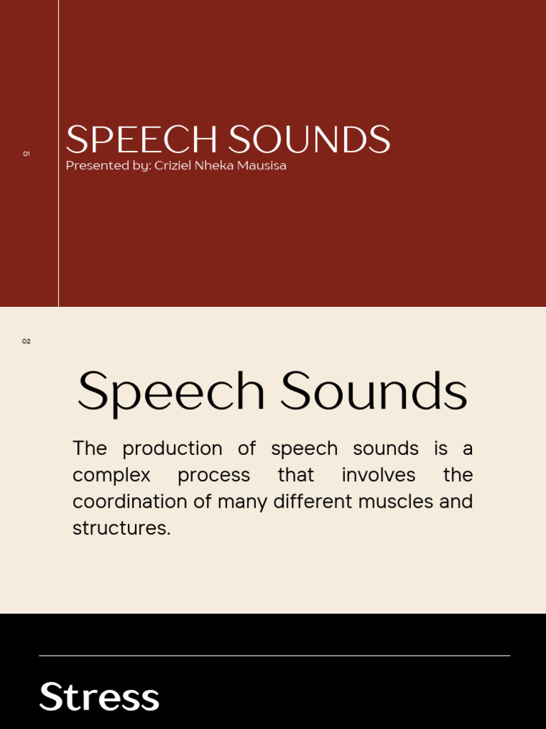 Understanding Speech Sound Production | PDF