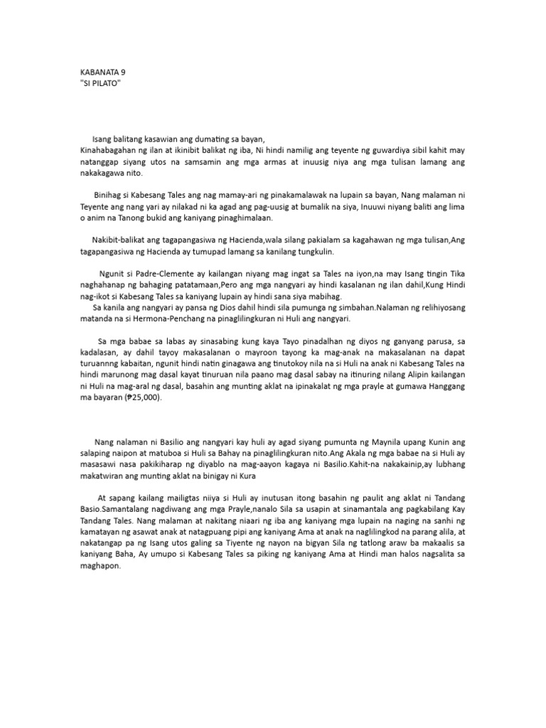 Kabanata 9-WPS | PDF