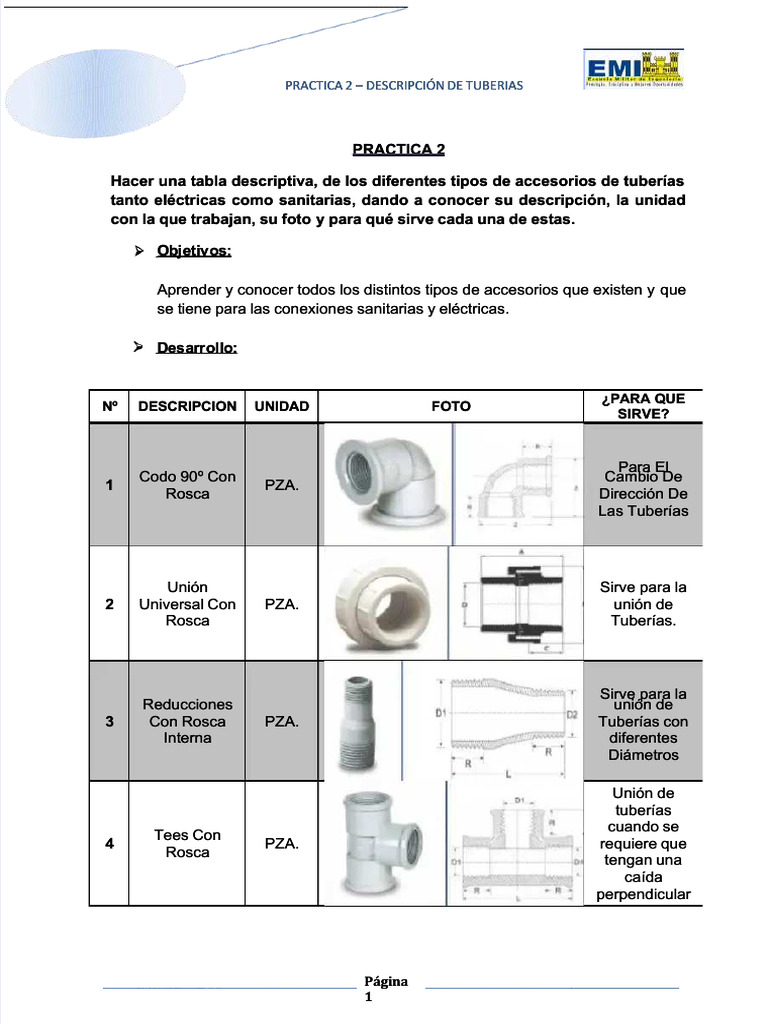 PDF Guia de Los Tipos de Tuberias y Accesorios PVC - Compress | PDF