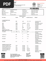 CBC Test Report Format Example Sample Template Drlogy Lab Report | PDF ...