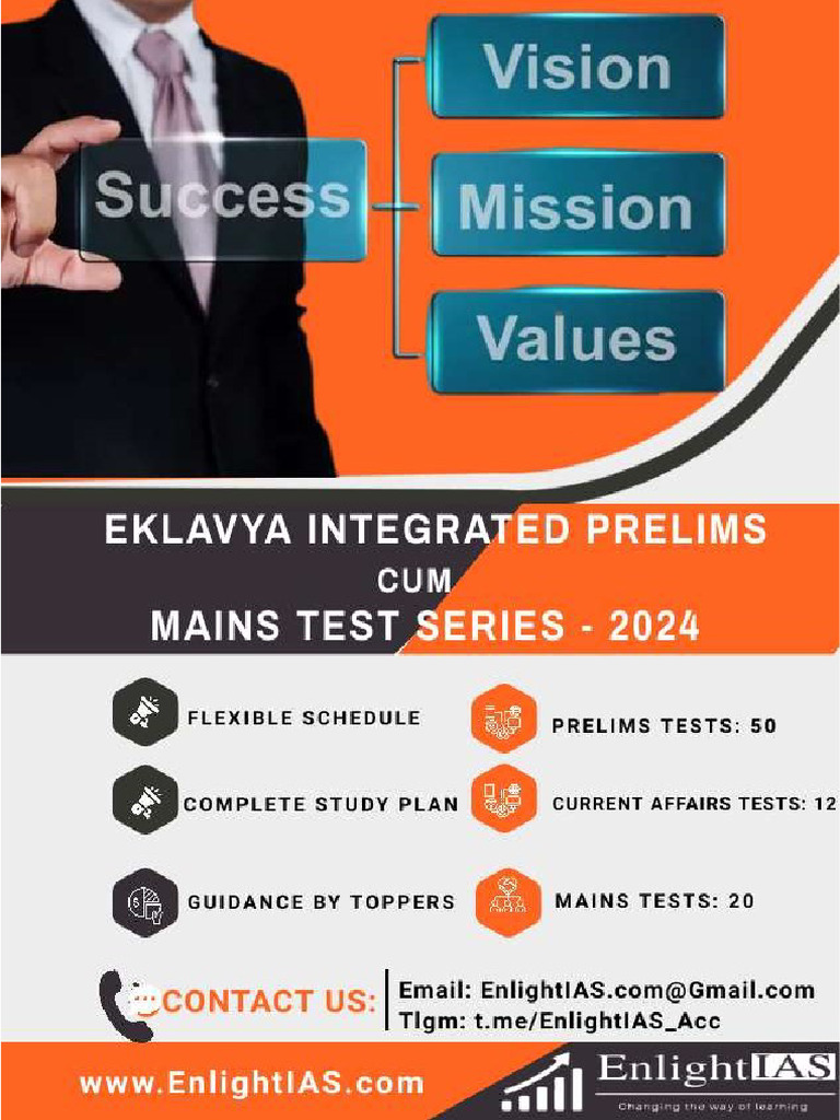 Eklavya Integrated Pre-Mains Program 2024 | PDF | Governance | Economy ...