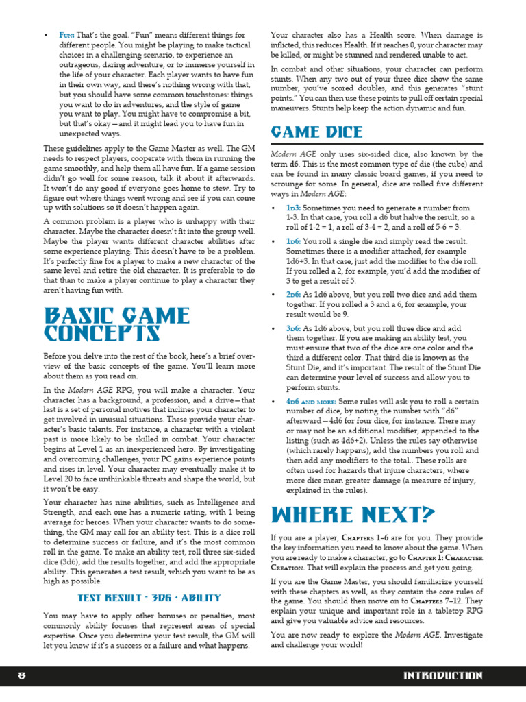 Ma Basic Game | PDF | Role Playing Games | Tabletop Games