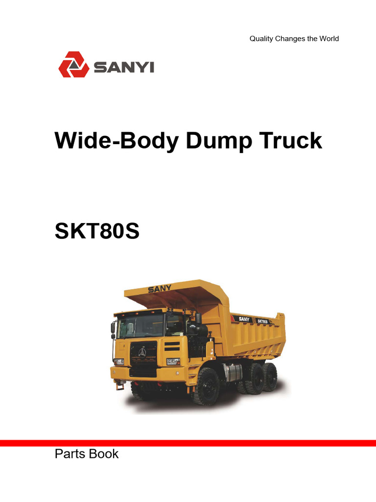 SKT80S Dump Truck Parts Manual | PDF | Axle | Fuel Injection