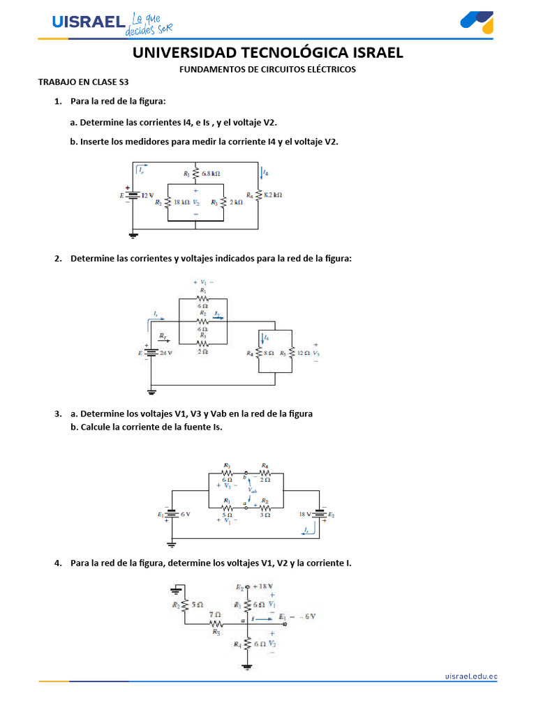Ejercicios en Clase S3 M1 24a | PDF