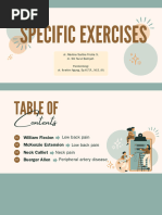 Williams Flexion Exercises Guide | PDF | Low Back Pain | Back Pain