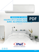 Manual de Aire Acondicionado ANWO | PDF | Control remoto | Batería ...