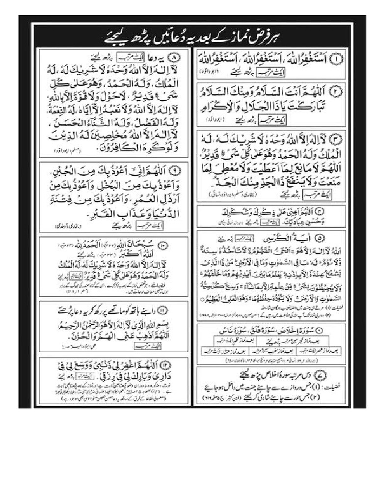 Doa Witir Dan Tarawih | PDF