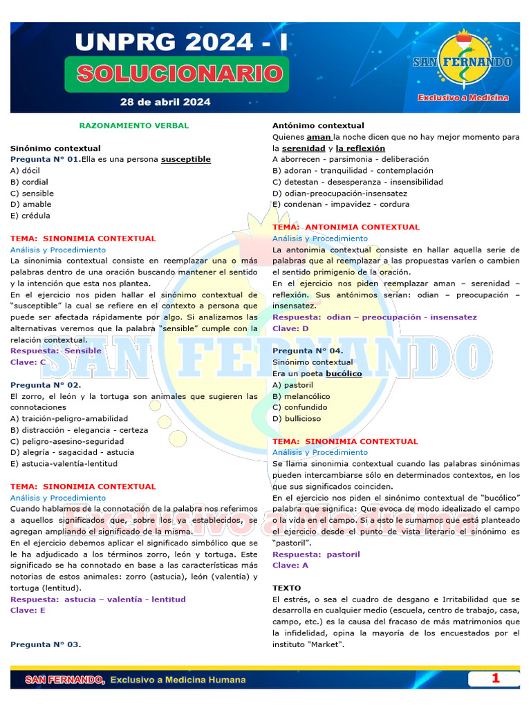 Pa 28 04 2024 Unprd 2024 I | PDF | Comprensión lectora | Espacio exterior