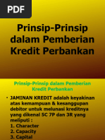 Prinsip 5c, 7p, 3r Dalam Analisa Pemberian Kredit | PDF