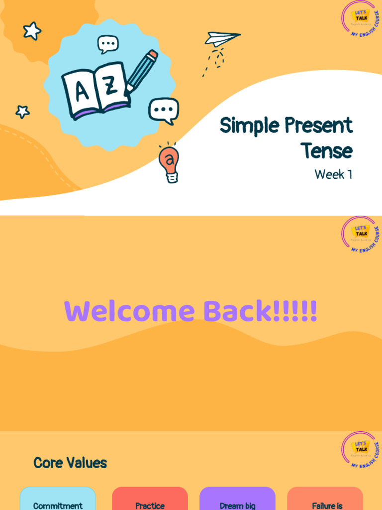 Simple Present Tense Basics | PDF | Grammatical Tense | Grammar