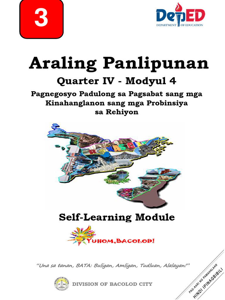 Araling Panlipunan: Quarter IV - Modyul 4 | PDF