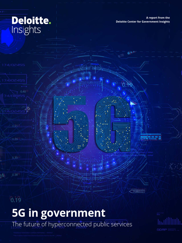 Deloitte 5G in Government | PDF | Cloud Computing | Internet Of Things