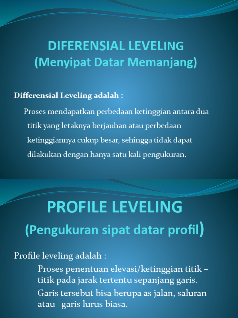 Differensial Leveling | PDF