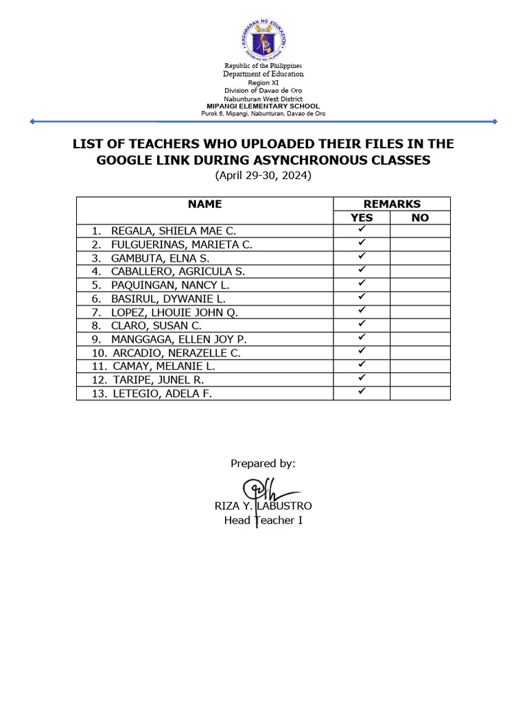 3rd PTA General Assembly | PDF
