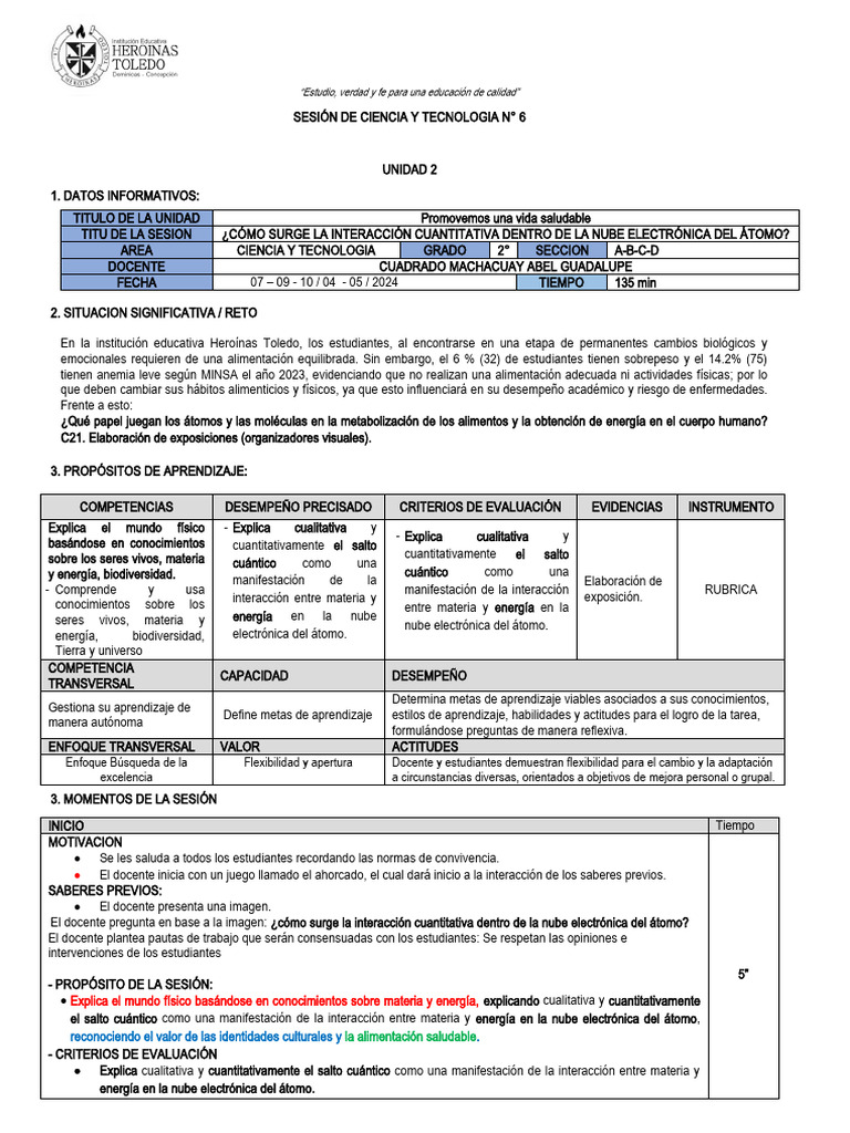 Sesión de Aprendizaje 13 | Descargar gratis PDF | Importar | Maestros