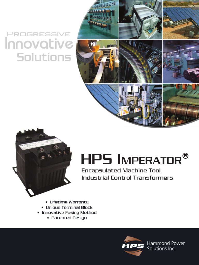 Transformador de Control HPS | PDF | Fuse (Electrical) | Transformer
