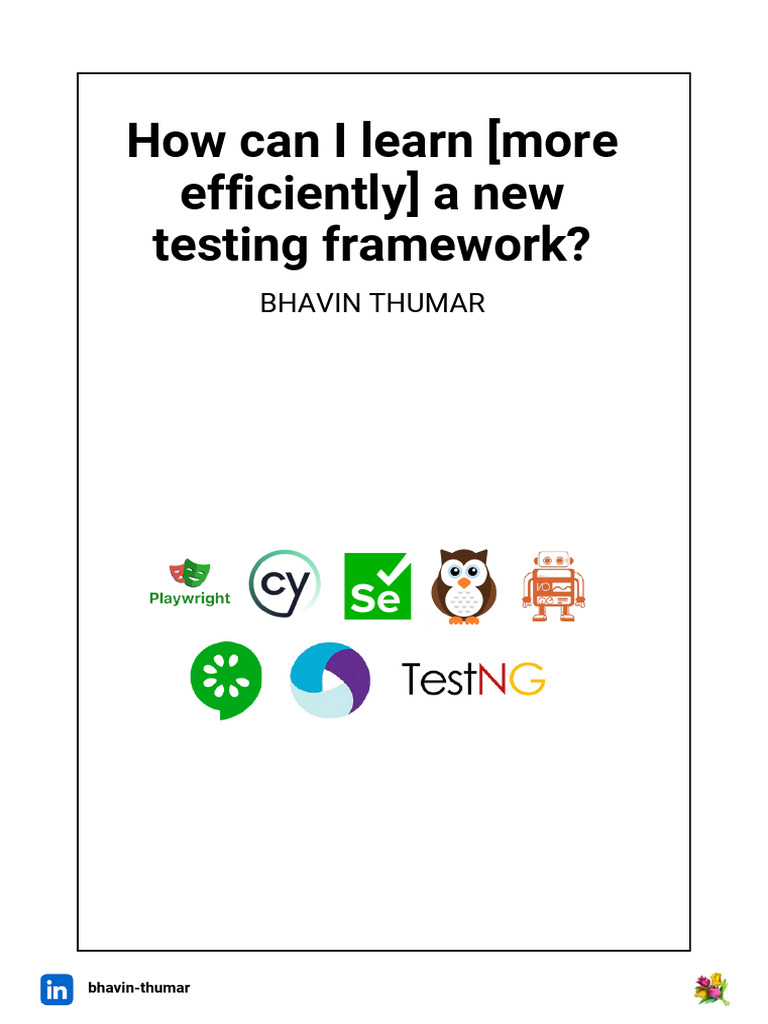 Simplifying Software Testing Frameworks | PDF | Computing | Cognition