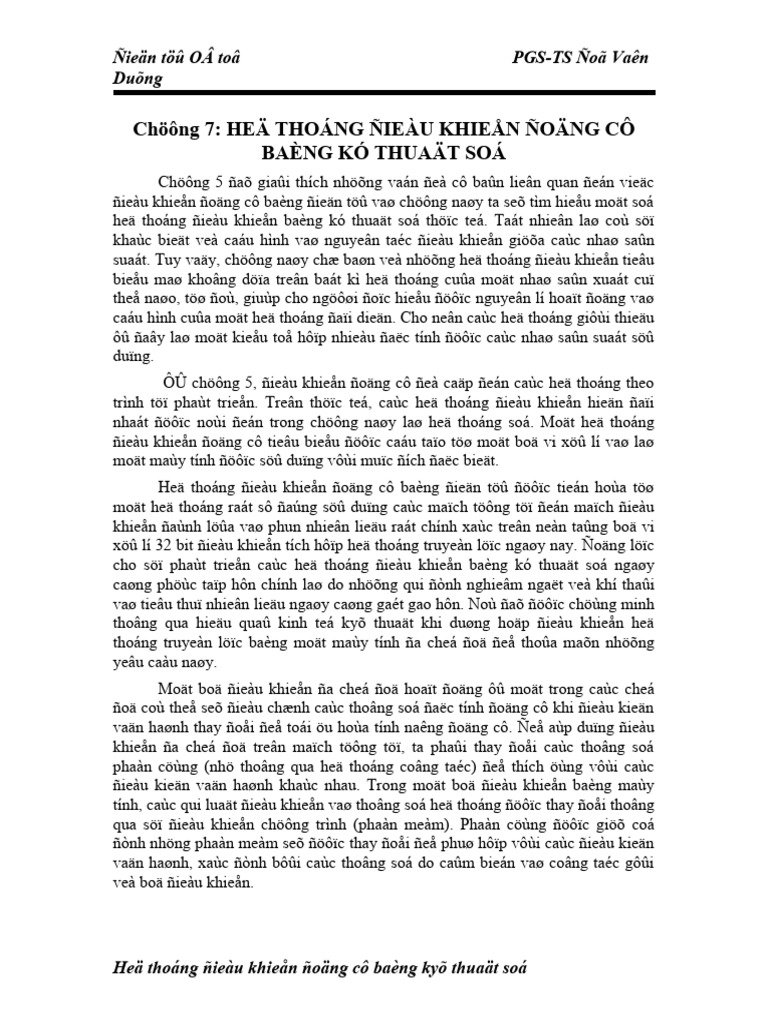 Dieu Khien Dong Co Bang Ky Thuat So | PDF