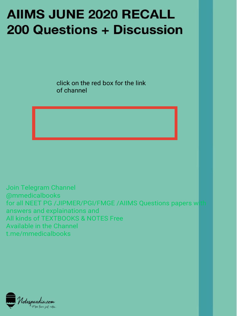 AIIMS JUNE 2020 Questions RECALL | PDF | Cooking, Food & Wine ...