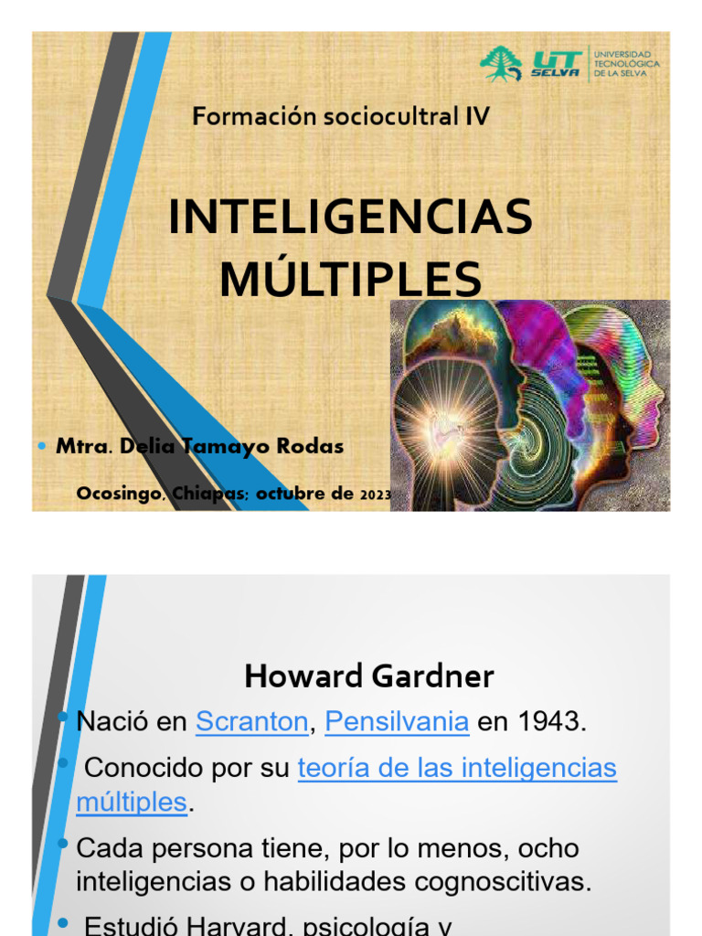Teoría de las Inteligencias Múltiples | PDF | Inteligencia | Procesos ...