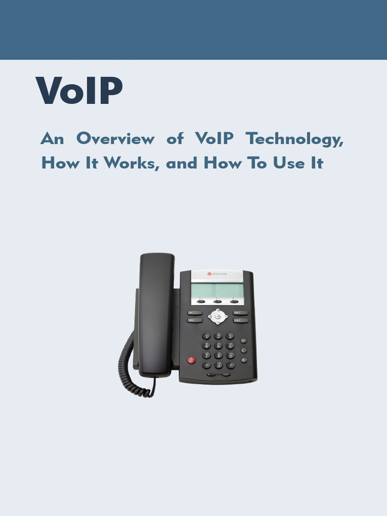 VoIP-and-SIP-Primer | PDF | Session Initiation Protocol | Voice Over Ip