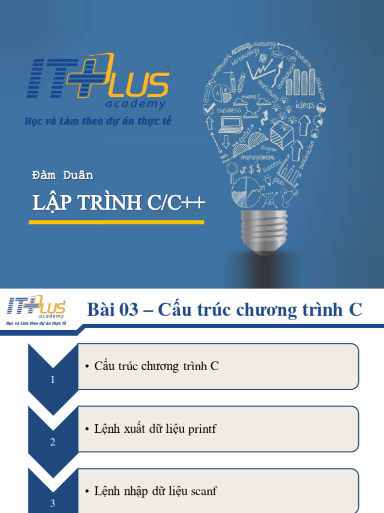 Bai03 CauTrucChuongTrinhC | PDF