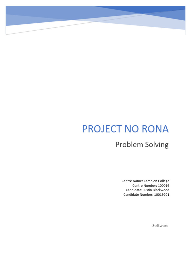Project No Rona - Software PDF | PDF | Patient | String (Computer Science)
