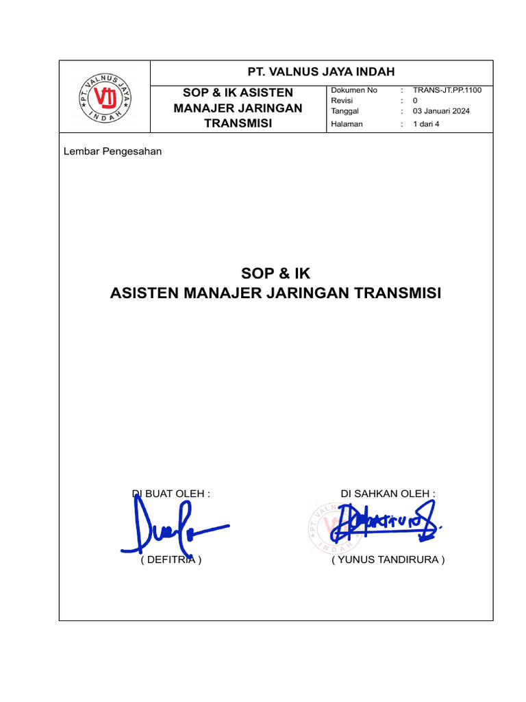 Sop Dan Ik Trans Jar | PDF