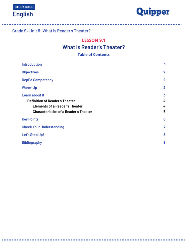 Reader's Theater for High School Students | PDF | Theatre | Human ...