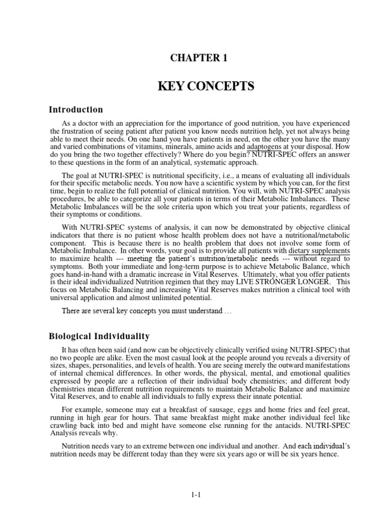 CHAPTER 1 UPDATED - Key Concepts 2023 BJN | PDF | Scientific Method ...