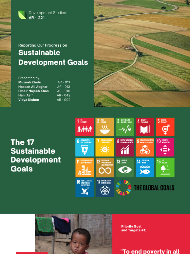 Green Photo-Centric Government Progress Report Sustainable Development ...