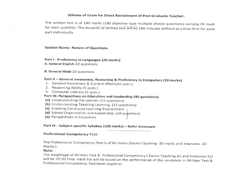 KVS Paper Pattern | PDF