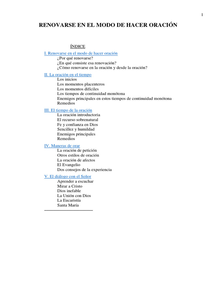 Como Hacer Oración | PDF | Oración | Amor