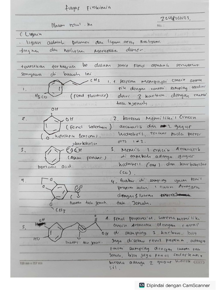 TUGAS Fitokimia - Fenol - Ilham Izzul Mubarok | PDF