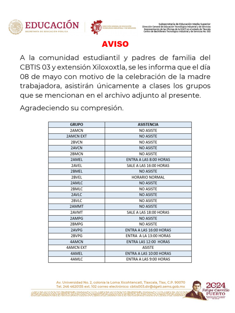 Comunicado 08 de Mayo | PDF | México