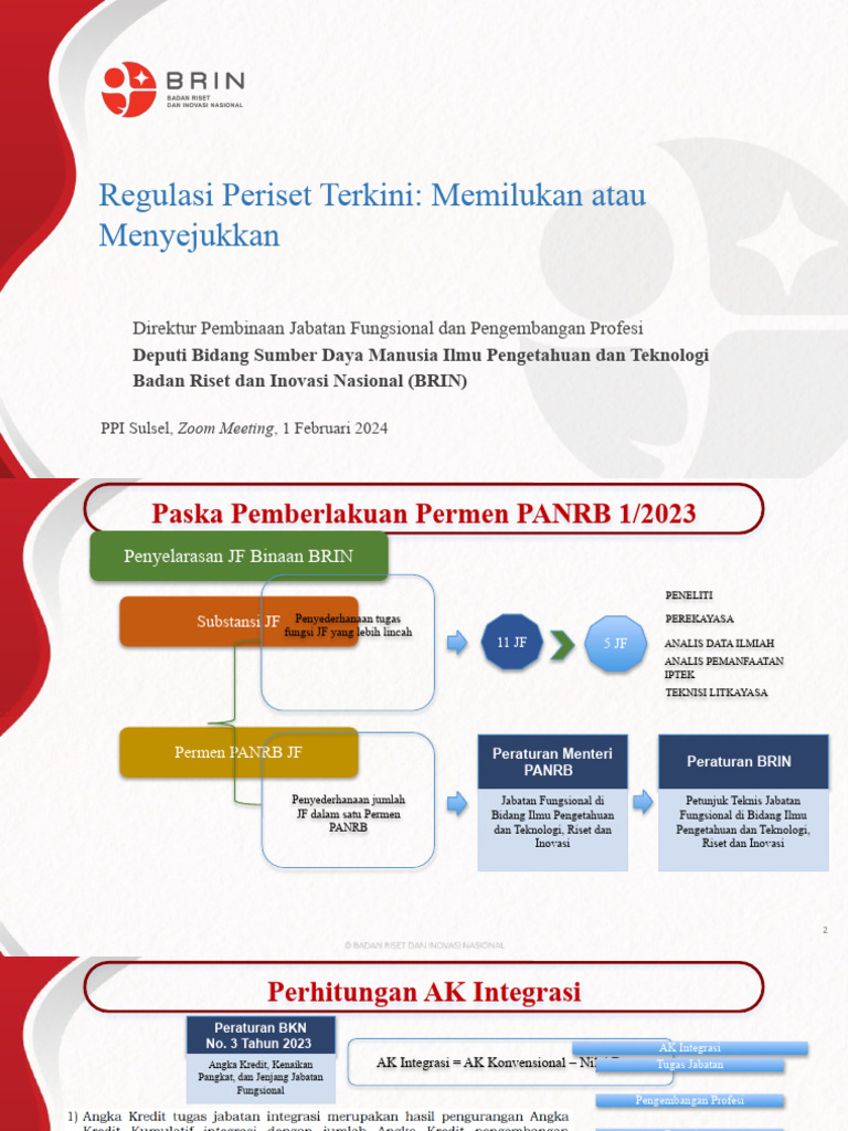 Regulasi Periset 2024 | PDF