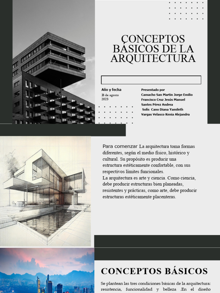 Conceptos Básicos de La Arquitectura - Diseño Basico | PDF | Simetría | Armonía
