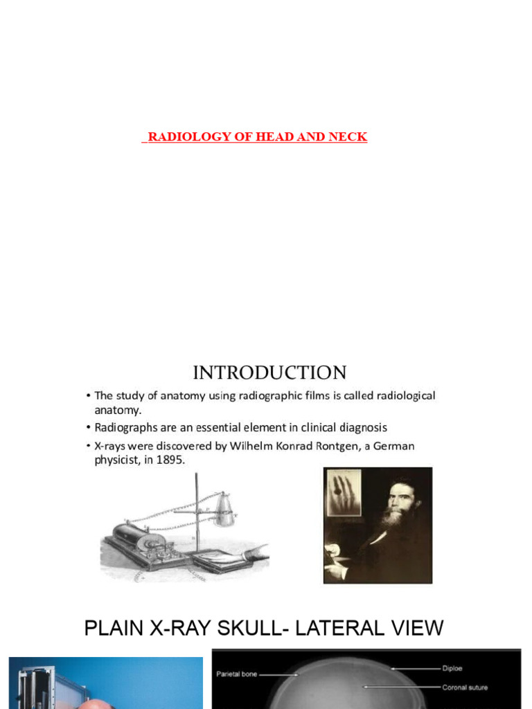 Head and Neck Radiology Techniques | PDF | Angiography | Radiography