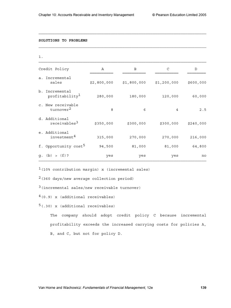 CH 10 Solutions | PDF | Bad Debt | Inventory CH 10 Solutions | PDF | Bad Debt | Inventory