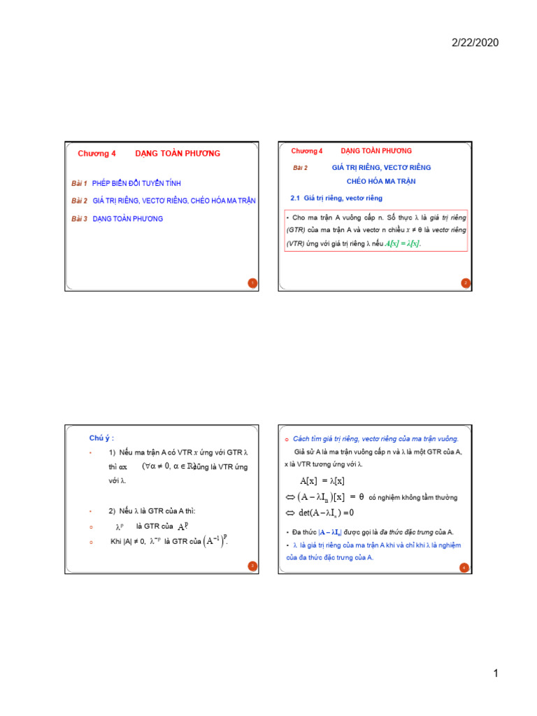 Bài 7 - Dang Toan Phuong-Chương 4 | PDF