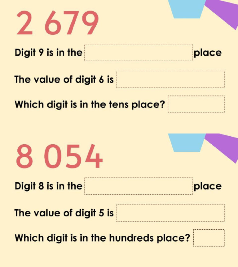Place Value Practice | PDF