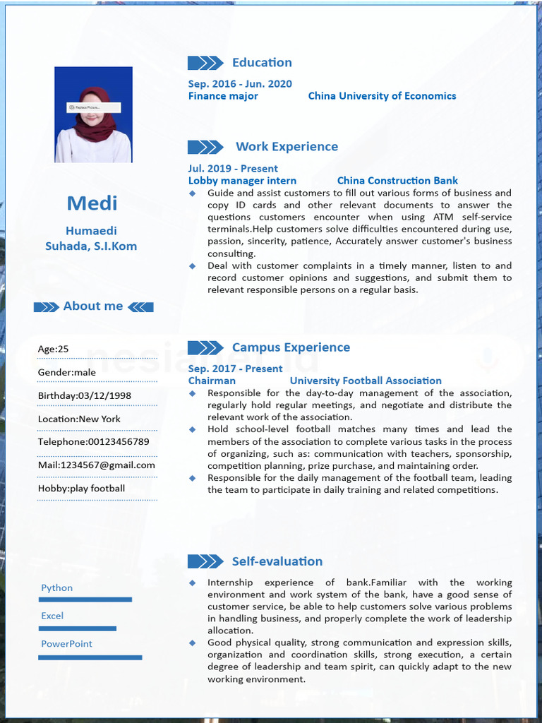 Desain 1 - Download Template CV Dan Lamaran Kerja Lengkap Dalam Satu ...