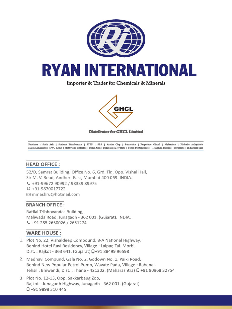 Ryan International Trade | PDF