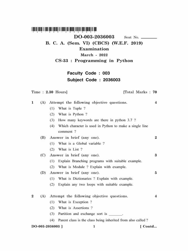 Paython Papers | PDF | Computing | Computer Programming