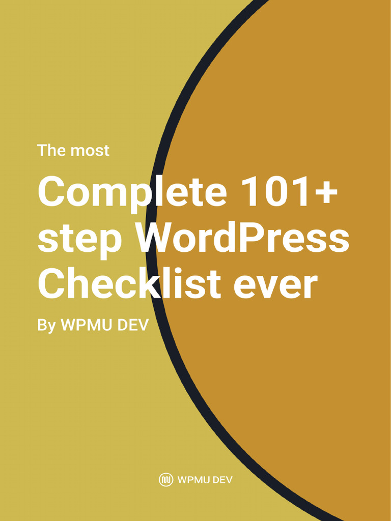 The Most Complete 101 Step WordPress Checklist Ever FINAL2 | PDF | Word ... The Most Complete 101 Step WordPress Checklist Ever FINAL2 | PDF | Word ...