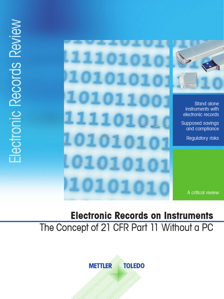 FDA 21CFR Part 11 | PDF | Computer Data Storage | Enterprise Resource Planning