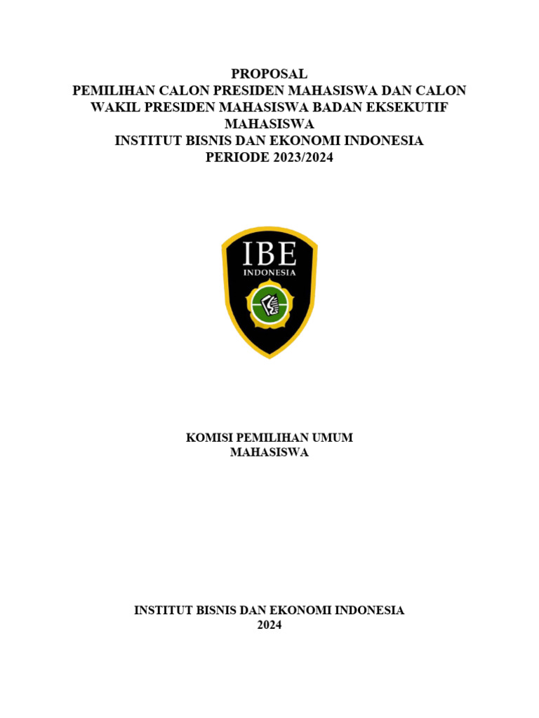 Proposal KPU 24 | PDF